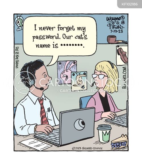 Password Prompt Cartoons and Comics - funny pictures from CartoonStock