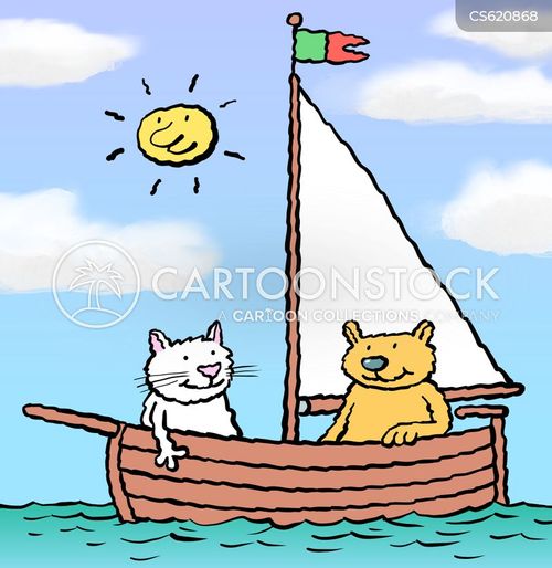 Sailboat Cartoons and Comics - funny pictures from CartoonStock