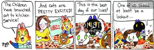 Kitchen Mishap Cartoons and Comics - funny pictures from CartoonStock