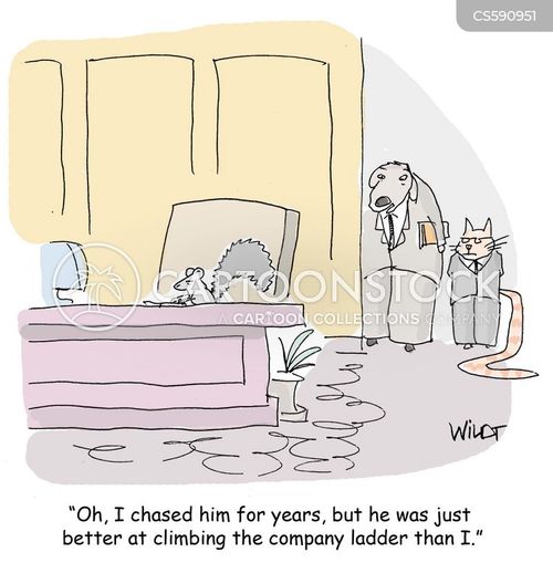 Office Rivalry Cartoons and Comics - funny pictures from CartoonStock