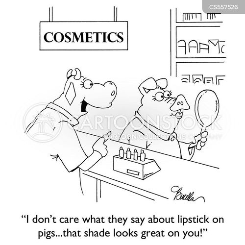 Cosmetics Counter Cartoons and Comics - funny pictures from CartoonStock