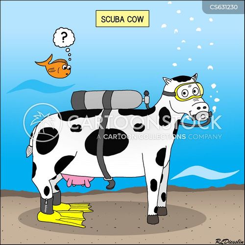 Underwater Farm Animal Cartoons and Comics - funny pictures from ...