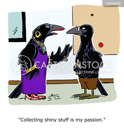 Attracted To Shiny Objects Cartoons and Comics - funny pictures from ...