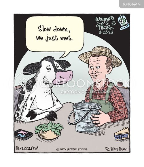 Cow Shed Cartoons and Comics - funny pictures from CartoonStock