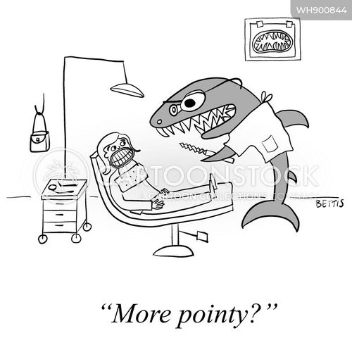 Pointy Teeth Cartoons and Comics - funny pictures from CartoonStock