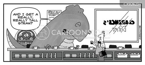 Oversized Customer Cartoons and Comics - funny pictures from CartoonStock