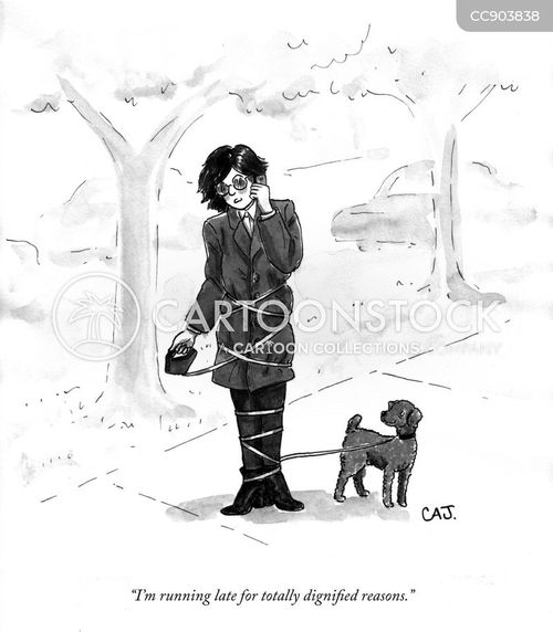 Running Late Cartoons and Comics - funny pictures from CartoonStock
