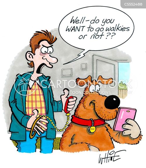 Walkies Cartoons and Comics - funny pictures from CartoonStock
