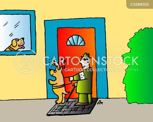 Extended Dog Visit Cartoons and Comics - funny pictures from CartoonStock