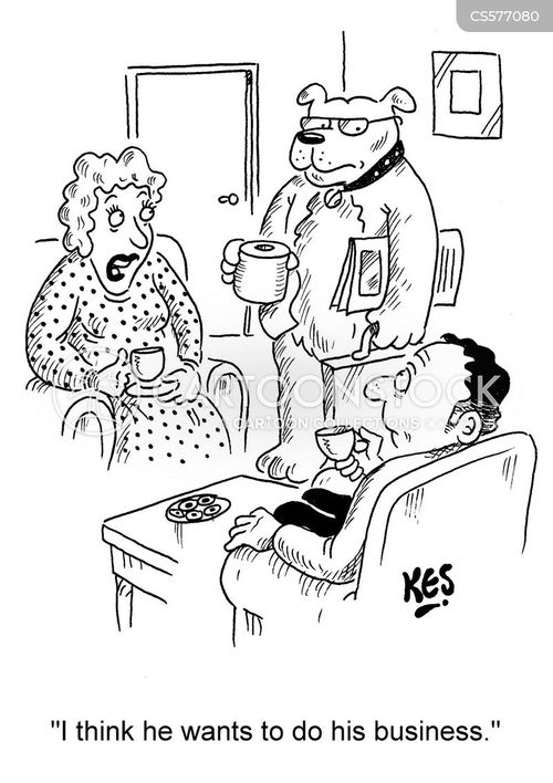 Toileting Behavior Cartoons and Comics - funny pictures from CartoonStock