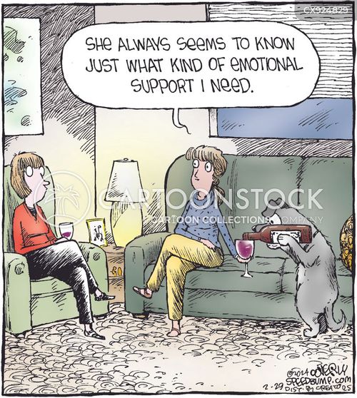 Emotional Support Cartoons and Comics - funny pictures from CartoonStock