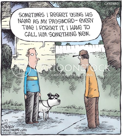 Password Prompt Cartoons and Comics - funny pictures from CartoonStock