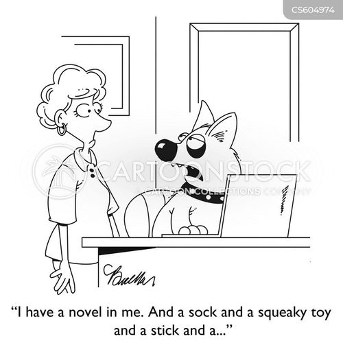 Writing Novels Cartoons and Comics - funny pictures from CartoonStock