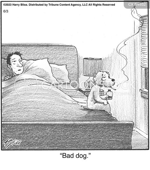 Bad Dog Cartoons and Comics - funny pictures from CartoonStock