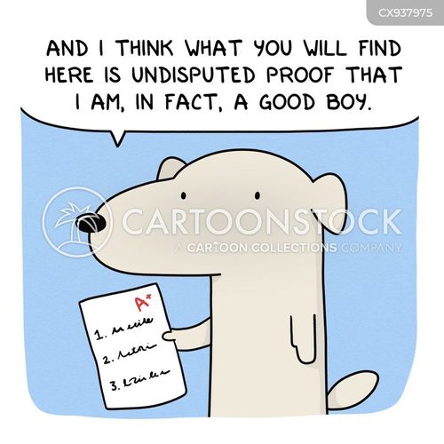 Undisputed Proof Cartoons and Comics - funny pictures from CartoonStock