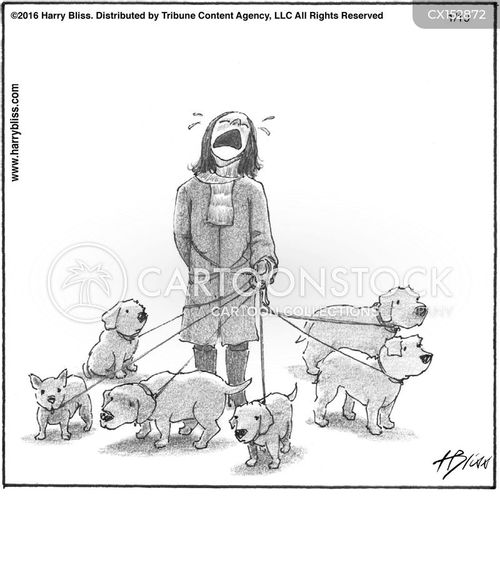 Overwhelmed Walker Cartoons and Comics - funny pictures from CartoonStock
