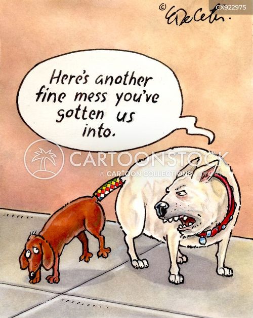 Tail Mishap Cartoons and Comics - funny pictures from CartoonStock