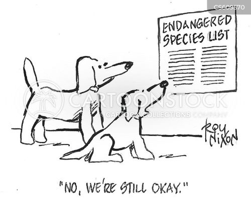 Endangered Species Cartoons and Comics - funny pictures from CartoonStock