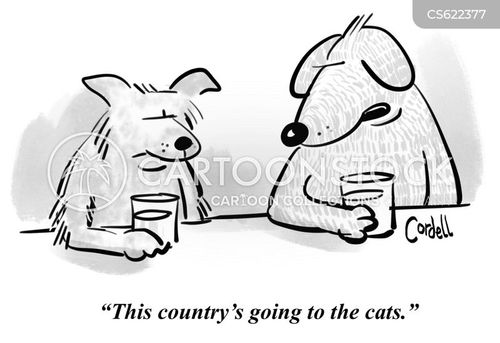 Dog Hierarchy Cartoons and Comics - funny pictures from CartoonStock