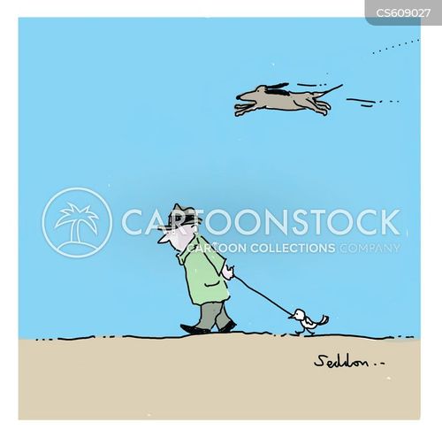 Dog Dream Cartoons and Comics - funny pictures from CartoonStock