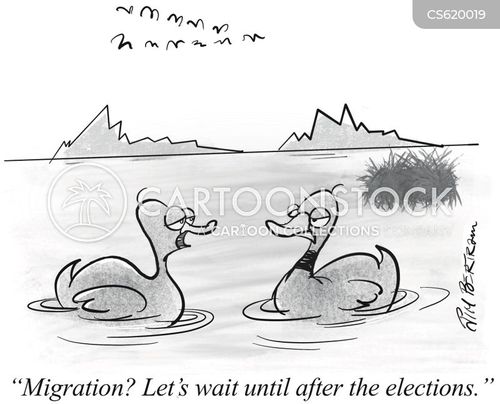 Migration Cartoons and Comics - funny pictures from CartoonStock
