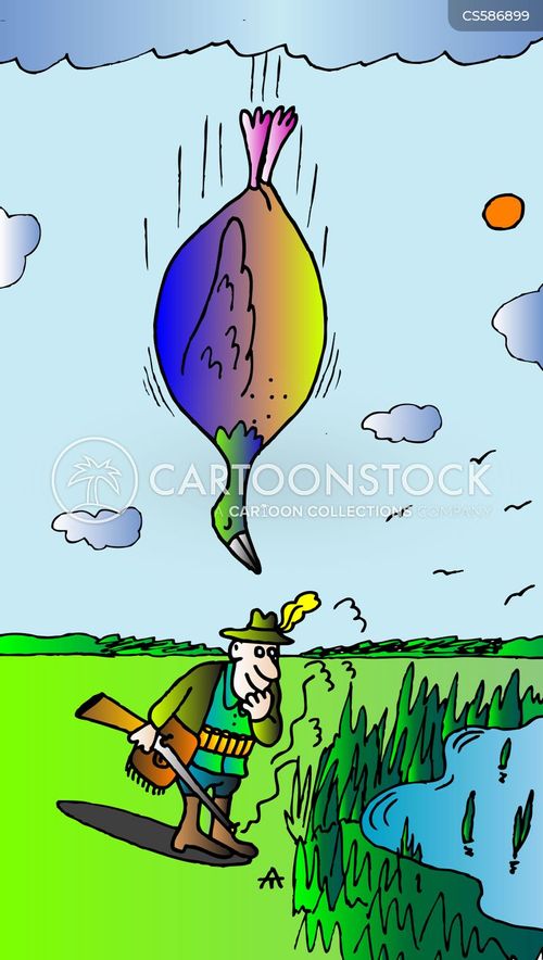 Duck Shoot Cartoons and Comics - funny pictures from CartoonStock