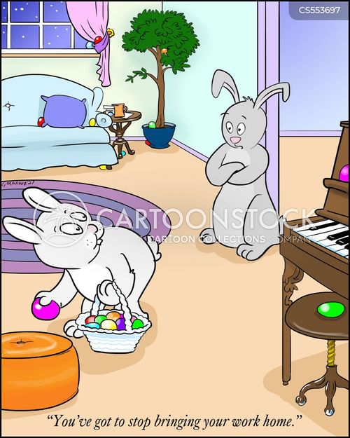 Easter At Home Cartoons and Comics - funny pictures from CartoonStock