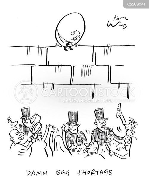 Egg Shortage Cartoons and Comics - funny pictures from CartoonStock