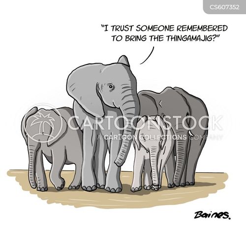 Herd Of Elephants Cartoons and Comics - funny pictures from CartoonStock