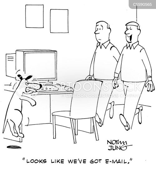 Eel-mail Cartoons and Comics - funny pictures from CartoonStock