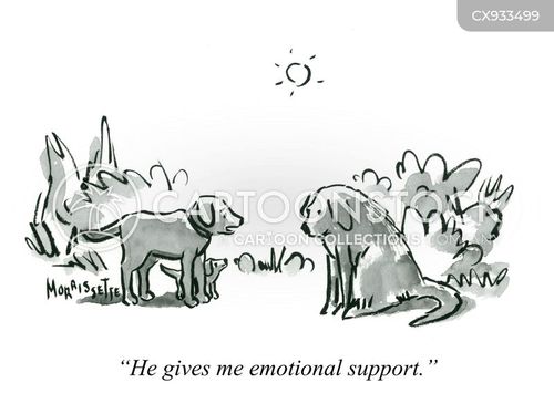 Emotional Support Cartoons and Comics - funny pictures from CartoonStock