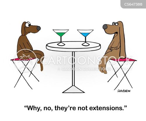Hair Extensions Cartoons and Comics - funny pictures from CartoonStock