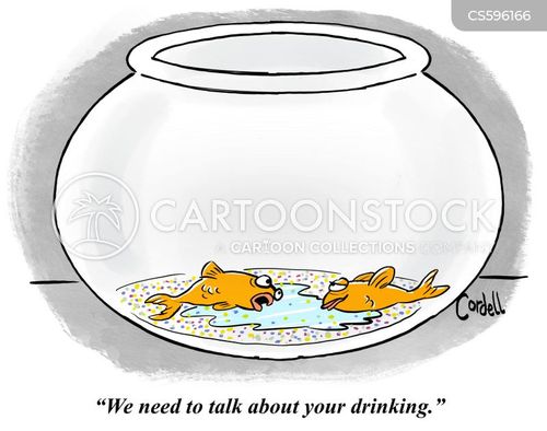 Drink Fish Cartoons and Comics - funny pictures from CartoonStock
