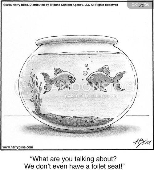 Aquatic Decor Cartoons and Comics - funny pictures from CartoonStock