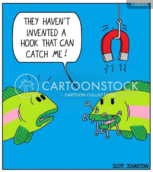 Fish Trickery Cartoons and Comics - funny pictures from CartoonStock