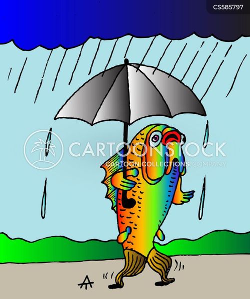 Keeping Dry Cartoons and Comics - funny pictures from CartoonStock