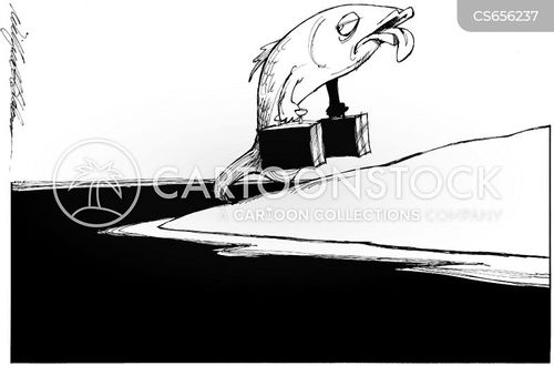 Fish Travel Cartoons and Comics - funny pictures from CartoonStock
