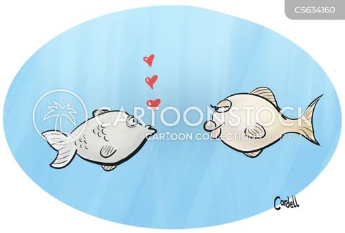 Aquatic Romance Cartoons and Comics - funny pictures from CartoonStock