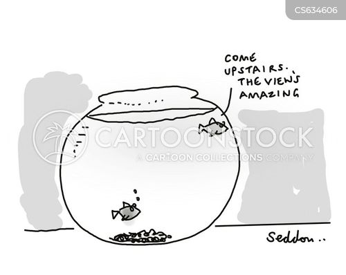 Domestic Aquarium Cartoons and Comics - funny pictures from CartoonStock