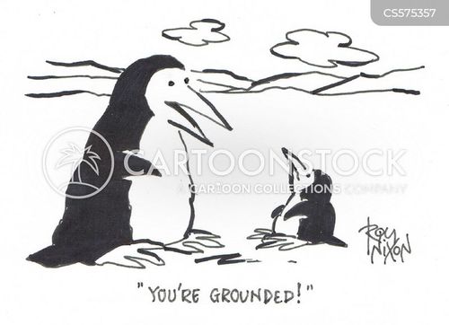 Groundedness Cartoons and Comics - funny pictures from CartoonStock