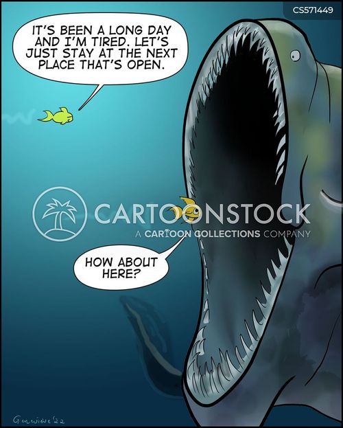 Shark Fatigue Cartoons and Comics - funny pictures from CartoonStock