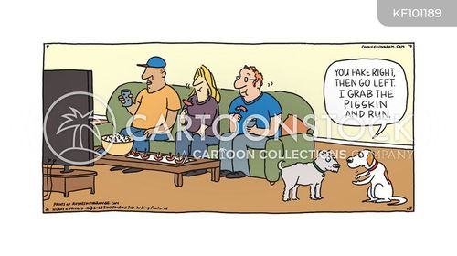 Defensive End Cartoons and Comics - funny pictures from CartoonStock