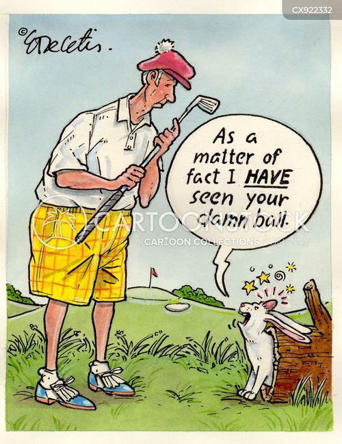Angry Golfer Cartoons and Comics - funny pictures from CartoonStock