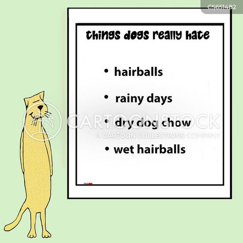 Wet Hairballs Cartoons and Comics - funny pictures from CartoonStock
