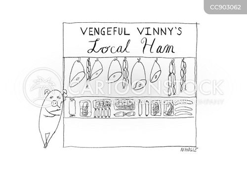 Cured Ham Cartoons and Comics - funny pictures from CartoonStock