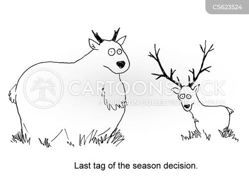 Hunting Tags Cartoons and Comics - funny pictures from CartoonStock
