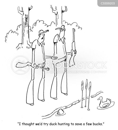 Buck Hunting Cartoons and Comics - funny pictures from CartoonStock