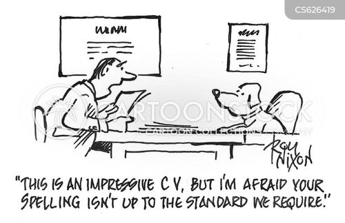 Employment Criteria Cartoons and Comics - funny pictures from CartoonStock
