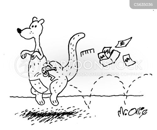 Kangaroo Cartoons and Comics - funny pictures from CartoonStock
