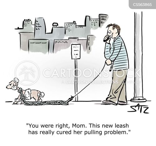 Chained Dog Cartoons and Comics - funny pictures from CartoonStock